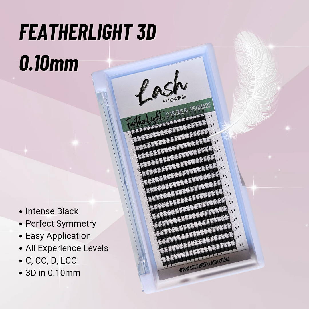 Featherlight 3D Cashmere Promade 0.10mm · CelebrityLASH
