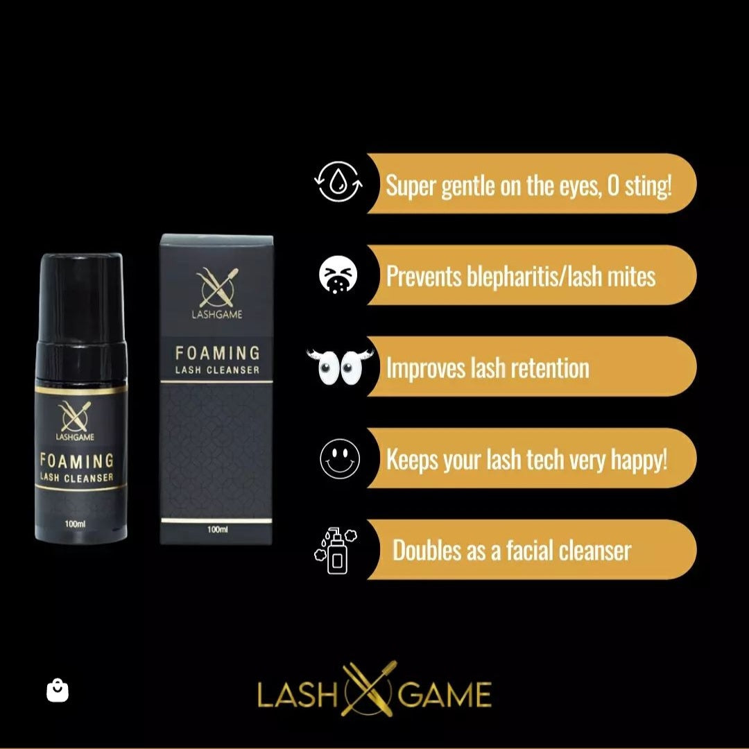 Lash Game Foaming Cleanser · CelebrityLASH